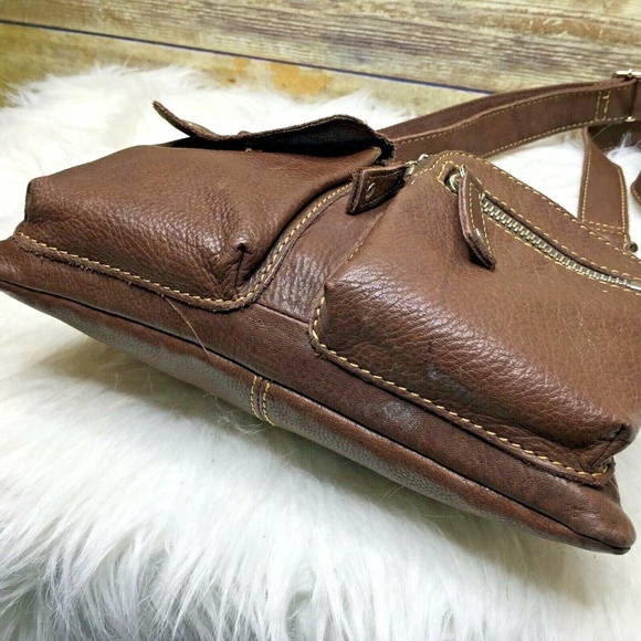 Fossil | Bags | Fossil Sutter Brown Leather Crossbody Purse Bag | Poshmark